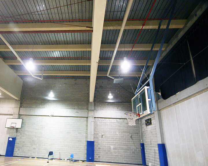Basketball Court Roof Safety Net